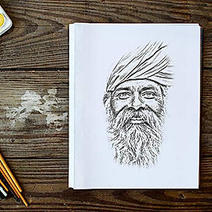 200 Sheets Tracing Paper 8.5 x 11 inches Artists Tracing Paper White Trace Paper Translucent Clear Carbon Paper for Pencil Sketching Tracing Printing Drawing Animation