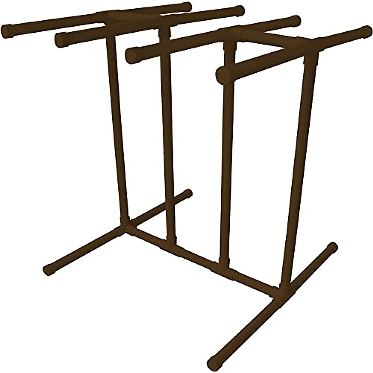 Poolside Storage Organizer for Drying Wet Towels, Floats, Noodles, Paddles, 37.5" W x 37.5" L x 41" H, (Brown)