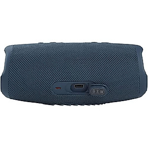 JBL Charge 5 Portable Waterproof Wireless Bluetooth Speaker Bundle with Boomph Portable Hard Carrying Protective Case - Blue