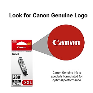 Canon PGI-280 XXL Pigment Black Ink Tank, Compatible to: TS8120, TS6120, TR7520, TR8520, TS9120, TS8120