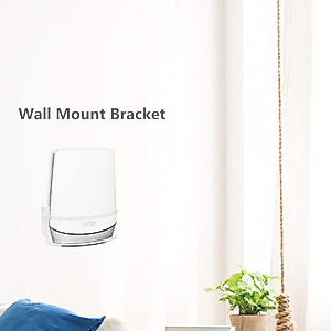 Orbi WiFi 6 Wall Mount Holder,Wall Mount Holder for Orbi Tri-Band Mesh WiFi 6 Router(RBK850)(RBK852)(RBK853)/(RBS750)(RBS751)(RBK752)(RBK753)/(AX4200)(AX5700)(AX6000) Orbi Mesh WiFi 6 System (2PCS)