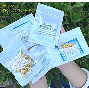 20pcs Adabele Hypoallergenic Tarnish Resistant 50mm Gold Round Hoop Connector (Wire 0.7mm/21 Gauge/0.028 inch) for Earrings Pendant Wine Glass Charm Jewelry Making BF3-5