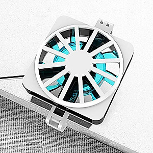 JYXDKD Mobile Phone Cooler Universal Gaming Phone Cooler Portable RGB Fan Holder Heat Sink Anchor Game Radiator