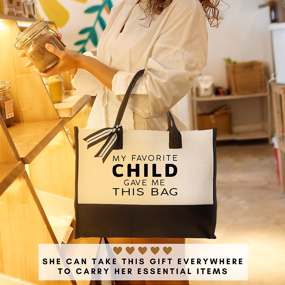 Gifts for Mom from Daughter, Son - Mom Gifts, Mother Mama Gifts - Mothers Day Gifts for Mom, Birthday Gifts for Mom, Mom Birthday Gifts, Mom Christmas Gifts - New Mom Gifts for Women - Tote Bag