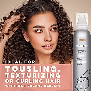 Brocato Mousse Volumizing Foam by Beautopia Hair: Natural Volume Soft Styling Foam for Curly and Textured Hair - 8.5 oz