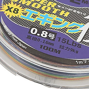 Portable Fishing Line, Portable and Light PE Fishing Lines Widely Used for Fishing Accessories(0.8)
