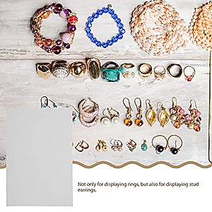 Beavorty jewelry sponge pad jewelry inserts holder earrings showcase trays jewelry foam insert earring tray inserts earring display tray earring sponge tray travel bracelet earring holder