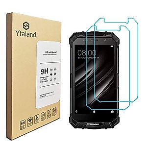[2 Pack] Ytaland For Doogee S60 / S60 Lite Screen Protector 5.2 inch, Tempered Glass Anti-Fingerprints Thin 9H Hardness Screen Protector for Doogee S60 / S60 Lite
