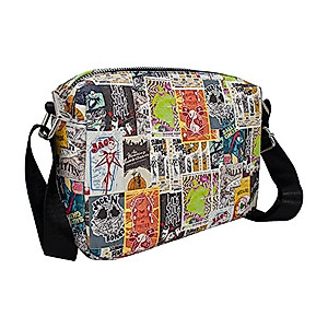 Buckle Down Disney Bag, Cross Body, Rectangle, The Nightmare Before Christmas Summer Fear Fest Ad Posters, Vegan Leather