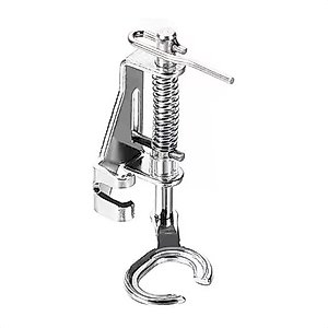 TISEKER Metal Open Toe Free Motion Quilting Darning Embroidery Presser Foot for Brother, Singer, Toyota, Babylock, Viking, Euro-Pro, Janome, Kenmore, White, Juki, Simplicity Domestic Sewing Machines