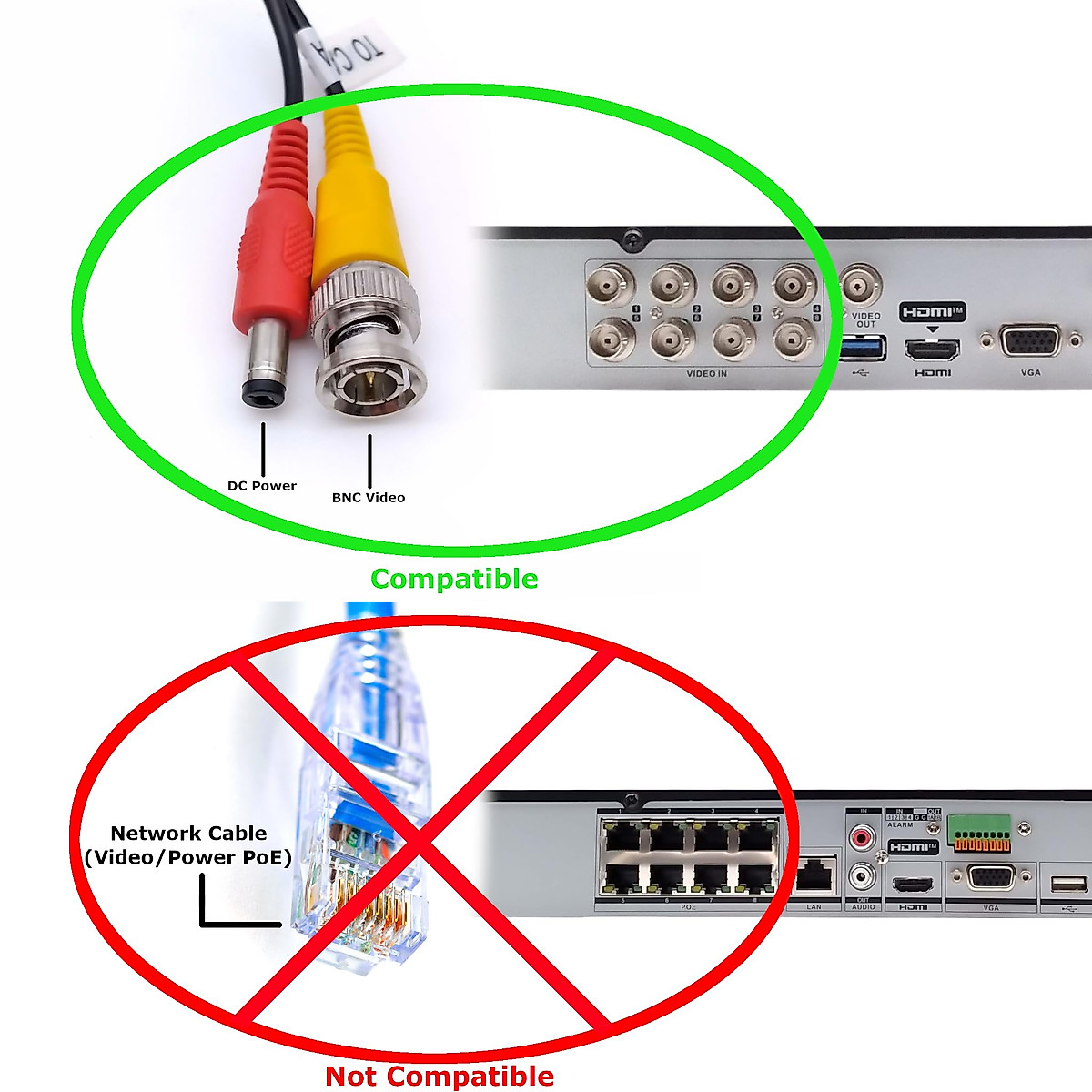 CMHT1752N-28F 5MP HD TVI CVI AHD Analog Video Output 131ft IR Turret Dome Camera LTCMHT1752N-28F