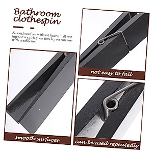 OFFSCH Jumbo Wooden Clothespin Towel Holder Giant Non Slip Clothes Clip for Strong Grip for Bathrooms Laundry Rooms and Outdoor Use Jumbo Clothespin for Towel and Clothing Organization