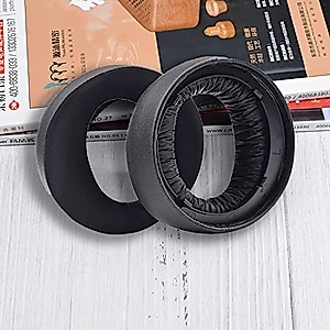 Adhiper PS5 Replacement Ear Pads Quite-Comfort Gel Headset Earpads Ear Covers Noise Canceling Ear Pads Cushions Earmuff Repair Part for Sony Playstation 5 PS5 Pulse 3D Wireless Headphone (Black)