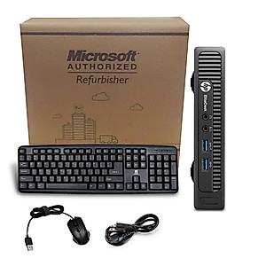 HP Desktop 800 G1 Mini PC Core i5-4590T 2.00GHz 4GB 500GB HDD Win 10 Pro (Renewed)