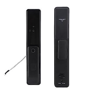 Smart Entry Lock with Fingerprint Password IC Card Mechanical Key Mobile Phone Unlock Keyless Electronic Lock for Home Door