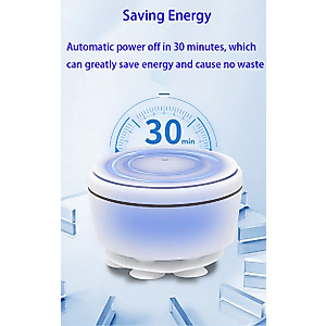 NADUSEP Mini Portable Washing Machine, Mini Portable Dishwashers for Sink, Ultrasonic Turbine Portable Clothes Washing Machine with USB for Home Business Travel College Room RV Apartment