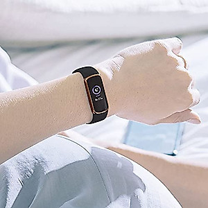 SOONORY Compatible with Fitbit Luxe Screen Protector, 4 Pack Full Coverage Upgraded TPU Clear Film with Anti-Scratch and HD Screen Protector Cover for Luxe Fitness and Wellness Tracker