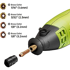 TARCHER Rotary Tool Accessories Kit 420pcs, 1/8", 3/32" and 1/16" Collets Shank Electric Grinder, Universal Fitment with Carrying Case for Cutting, Grinding, Sanding, Drilling, and Polishing