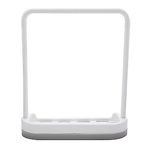 Detachable Towel Storage Rack, Dishcloth Sponge Drying Rack Kitchen Plastic Quick Drying Water Absorbing Rod Rag Stand, Kitchen Storage Organizer(6.69 * 2.75 * 7.79in-Grey)