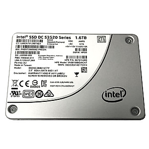 HP 867213-005 Intel DC S3520 Series 1.6TB 2.5-inch 7mm SATA III MLC (6.0Gb/s) Internal Solid State Drive (SSD) SSDSC2BB016T7P Model VK001600GWCNT - New OEM w/ 5 Years Warranty