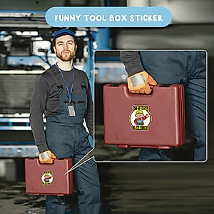 XMJY 5 Pack Funny Hardhat Stickers - Can We Fix It? No, It's Fucked, Cute Cartoon Hard Hat Stickers for Builder, Waterproof Vinyl Stickers for Tool Box, Helmet (2 inch)