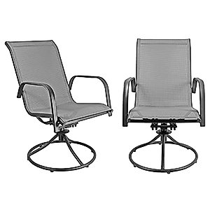 Patio Master Corporation Sienna Swivel Rocker (Set of 2) (Gray)