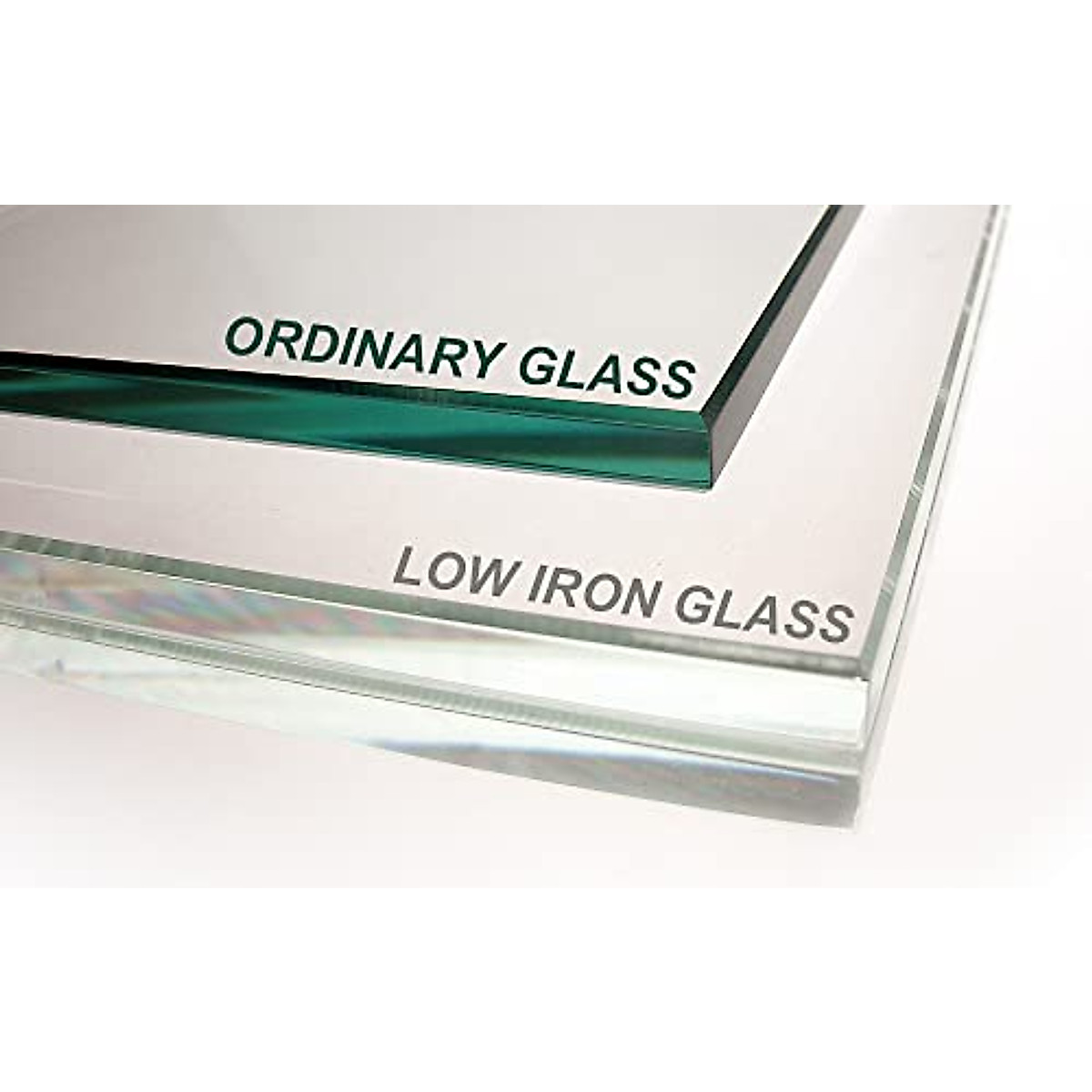 Allcolor Ultra Clear Rimless Aquarium Tank 2-22 gallons Low Iron Glass (21Gal - Top Glass Canopy)