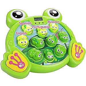 Play22 Whack A Frog Game - Interactive Whack A Frog Game for Toddler, Learning, Active, Early Developmental Toy, Fun Gift Boys and Girls, 2 Hammers Included - Original