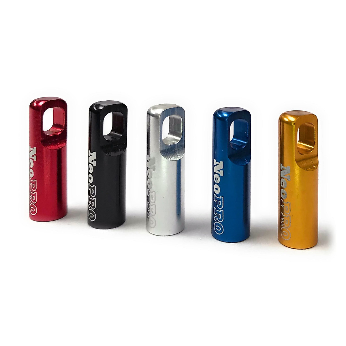 NeoPRO Bike Presta Valve Cap with Valve Core Removing Function Kit, Tire Dust Covers (Red)