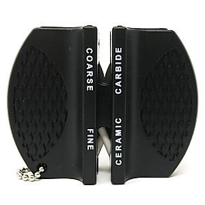 F. DICK Expertgrip 3-Piece Butcher Knife Set - Butcher Knife, Breaking Knife And Boning Knife - Includes Diammark Dual Action Sharpener For Four Total Pieces