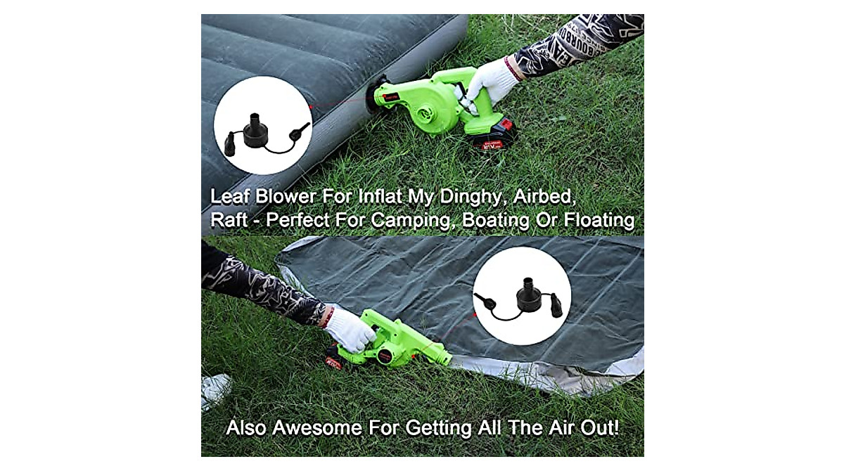 Cordless Mini Blower: 2-in-1 Portable for Car, Home & Inflating