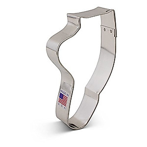 Ballet Slipper Cookie Cutter 4.5" Made in USA by Ann Clark