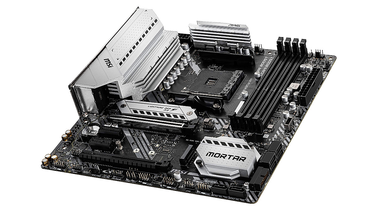 MSI B550M Mortar WiFi Gaming Motherboard: AMD AM4, PCIe 4.0