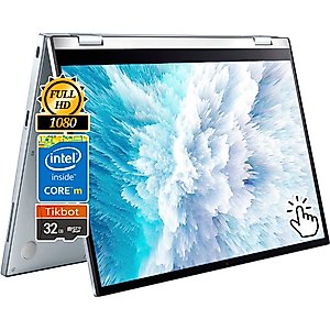 ASUS Chromebook Flip Touchsceen Laptop 14 FHD IPS Display, Intel Core M3-8100Y, Backlit Keyboard, Wi-Fi 5, USB Type-C Charge, Long Battery Life, Chrome OS (8GB RAM |128GB eMMC+32G SD Card)
