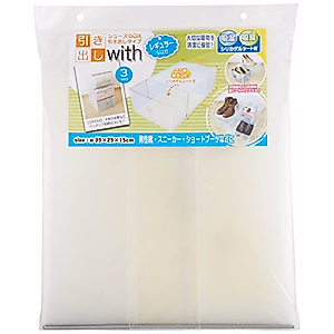 User U-P201 Shoe Box, Drawer Type, Regular, Set of 3