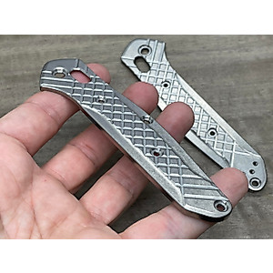 Tumbled FRAG Cnc milled Titanium Scales for Benchmade 940 Osborne