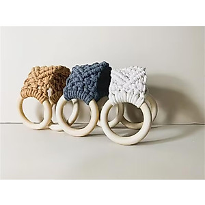 Macrame Kitchen Towel Holder, Macrame Knit Hanging Kitchen Towel Holder, Macrame Towel Holder Ring, Macrame Towel Holder Ring, Macrame Towel Holder