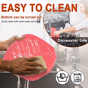 Air Fryer Silicone Liners Square 2 Pack 8.6 Inch Airfryer Liners 4-7 QT Reusable Air Fryer Liners Silicone Pot Oven Liner Baking Tray, Air Fryer Basket Silicone Mat Bowl Air Fryer Accessories Kitchen