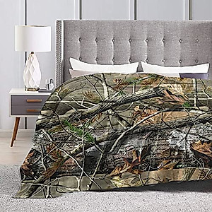 Throw Blankets Camo Super Soft Cozy Warm Plush Fluffy Blanket Lightweight Fuzzy Fleece Flannel for Couch Bed Sofa for Kids Adults Size 50"x60"