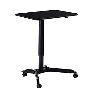Lectern Podium Stand,Standing Desk Laptop Stand Cart Mobile Height-Adjustable Sit to Stand Office Desk Podium Standing Table, Panel 71.5x50cm/B/Height 68/108cm