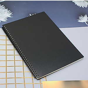 Yansanido Spiral Notebook, 8 Pcs 10.5 Inch x 7.45 Inch B5 Thick Plastic Hardcover 7mm College Ruled 8 Color 80 Sheets -160 Pages Journals for Study, Work, Travel and Notes (B5, 8 Pcs 8 Color)