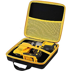 Khanka Hard Carrying Tool Case Replacement for DEWALT 20V MAX XR Brushless Drill/Driver DCD791B / DCD991B
