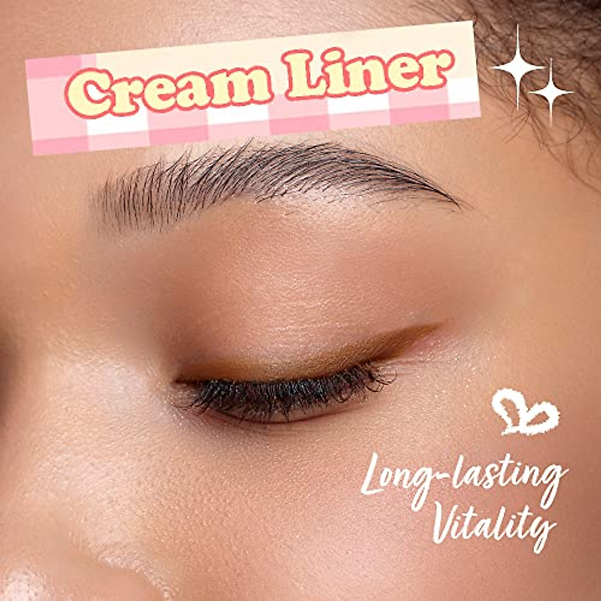 COLORGRAM Artist Formula Cream Liner - 03 Candy | Cream Eyeliner, Ultra-pigmented, Long-Lasting, Smudge-Proof, Easy to Use, Daily Makeup 0.25g