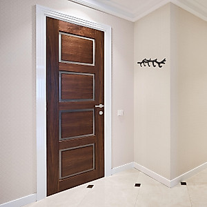 GASARÉ, Key Holder for Wall Mount, Cast Iron Key Hook, Key Rack, Tree Branch Design, Screws and Anchors, Large Size of 13¼ x 4 Inches, Brown, 1 Unit