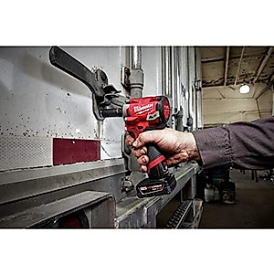 Milwaukee M12 FUEL 12V Lithium-Ion Brushless Cordless Stubby 1/2 in. Impact Wrench (Tool-Only) + Accessory