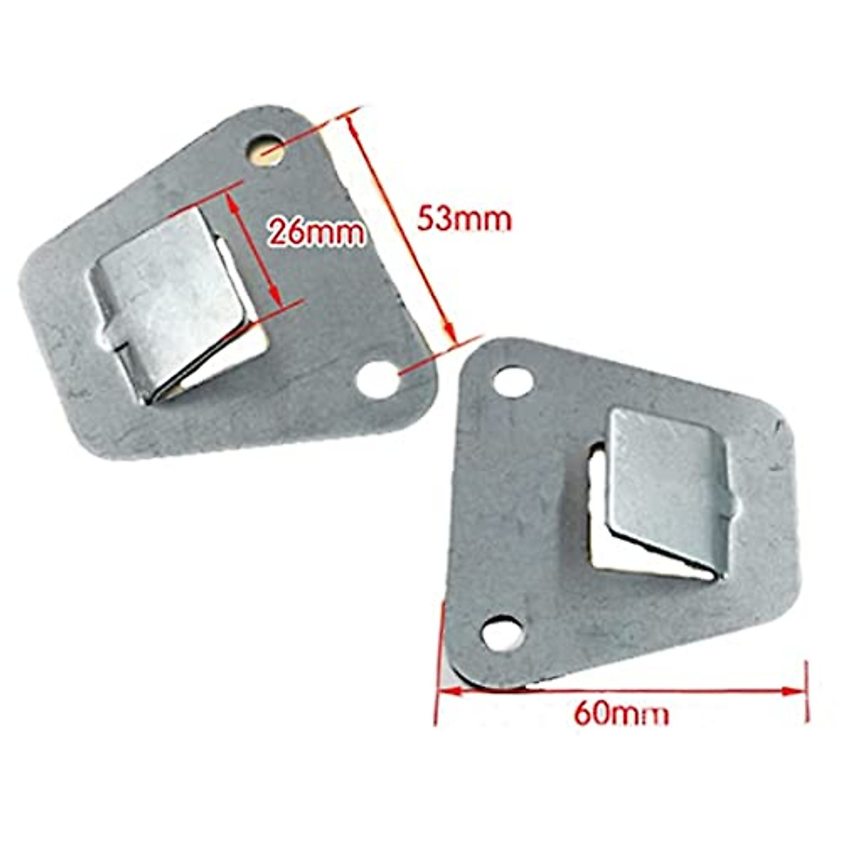 zoele Wall Mounting Fan Bracket, Wall Fan Oscillating Supports Rack, Oscillation Fans Hidden Holder Brackets, Wall Fan Support Hook kit (2Pack)