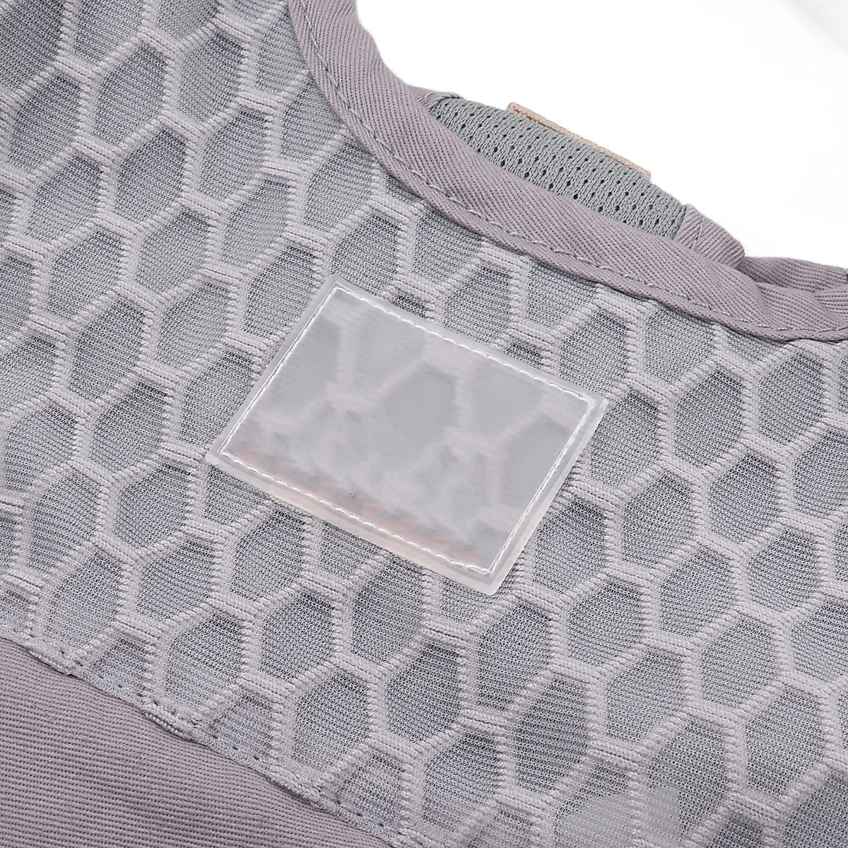 Baby Walking Harnesses, Handheld Kids Walk Helper Lightweight Adjustable Detachable Crotch Pad Handheld Toddler Walk Assistant Belt for 8‑24M Webbing, Mesh Material(Monsoon Grey-Profile Mesh)