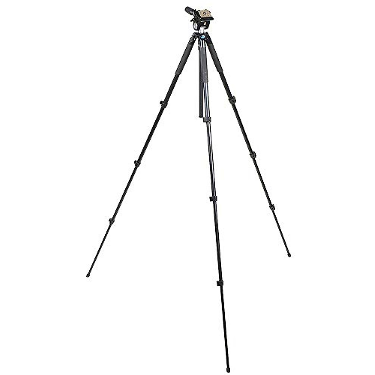 SLIK Sprint PRO III Travel Tripod EZ w/SH-707E 2-Way Head for Mirrorless/DSLR Sony Nikon Canon Fuji Cameras and More - Black (611-853)