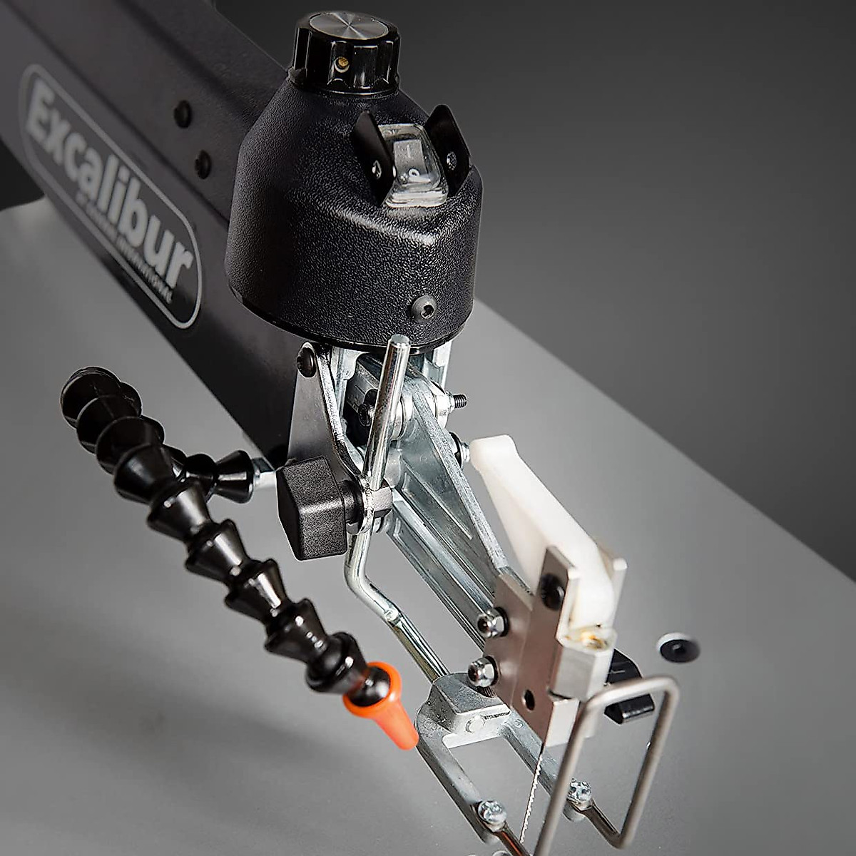 EXCALIBUR 21" Scroll Saw - 1.3A Variable Speed Woodworking Saw with Tilting head & Foot Switch Controller - EX-21