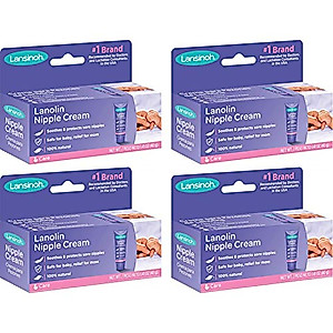 Lansinoh Lanolin Nipple Cream, 1.41 Ounces each (Value Pack of 4)